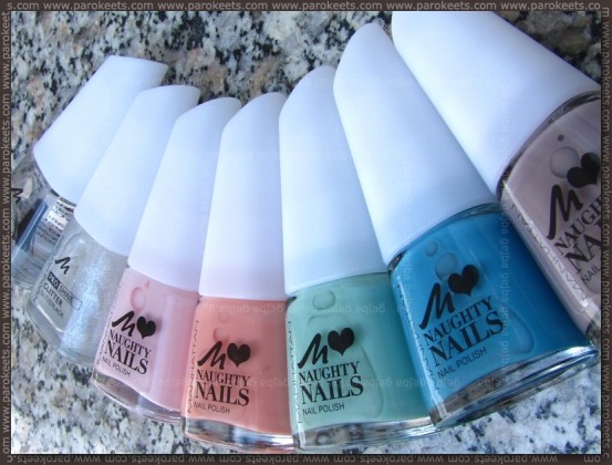 Review and swatches: Manhattan Naughty Nails LE