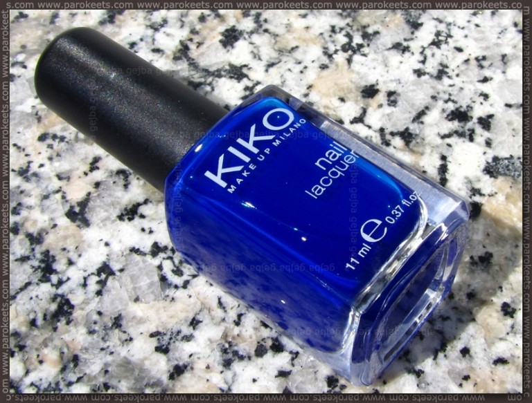 Kiko Blu Inchiostro nail polish swatch (no. 335)